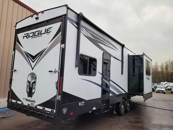 2022 FOREST RIVER 383 VENGEANCE ROGUE ARMORED FIFTH WHEEL TOY HAULER ...