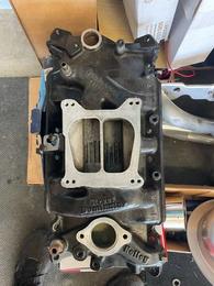 SBC Holley Pro Dominator Tunnel Ram Intake 2x4 Dual Quad 9776 Comp $700 ...
