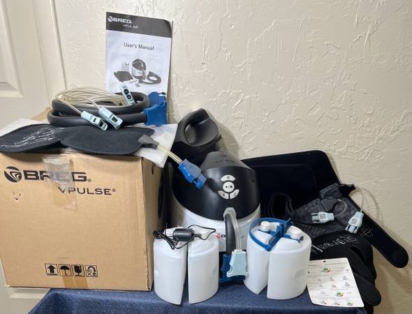Breg VPULSE Cold Therapy System with Bonus Pads and Spare Ice Bottle ...