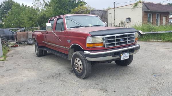 1996 Ford f350 Dually 7.3 diesel 4x4 crew cab - $6900 (Virginia Beach ...