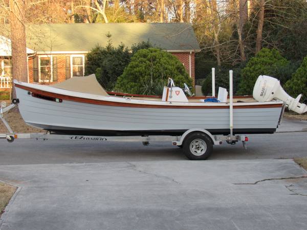 19 custom wooden-glassed fishing skiff $14,500 | Boats For Sale ...