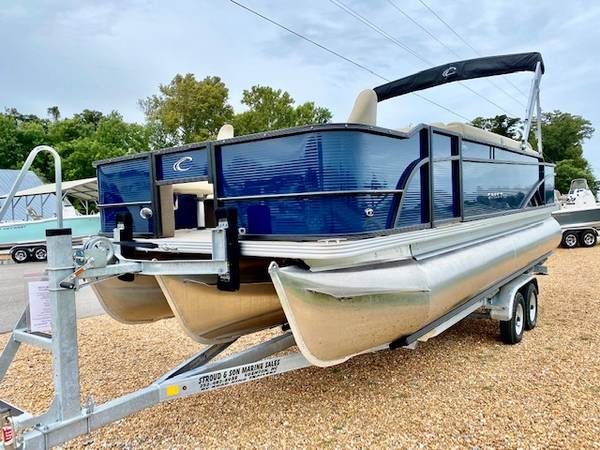 2023 Crest Tritoon Classic Fish 220 C4 - 140 hp Suzuki 4-stroke | Boats ...