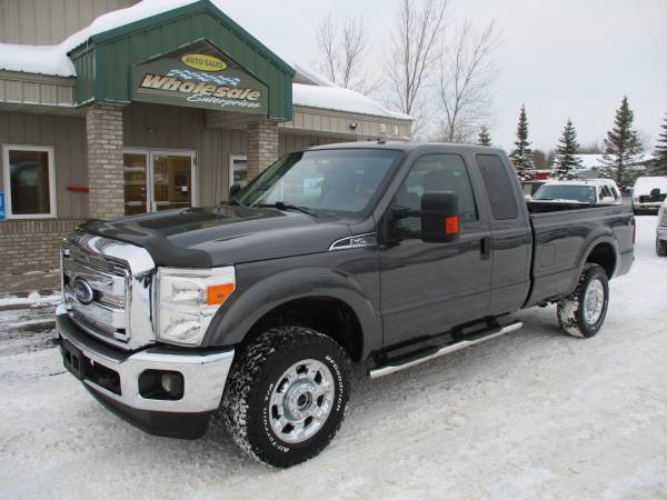 2015 ford f250 f-250 extended cab long box 4x4 gas 6.2 V8 4wd xlt ...