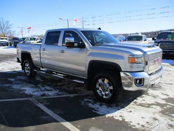 2018 gmc 2500hd duramax diesel crew short box leather clean 4x4 $37,995 ...