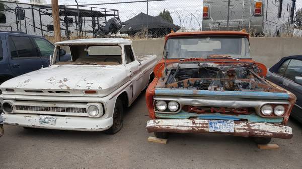Parting out 1966 Chevy C10 and 1962 GMC trucks - $00000000000 (El Paso ...