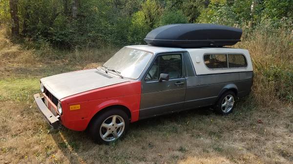 82 VW Rabbit Diesel Pickup (Caddy) - $2400 (Springfield) | Cars ...