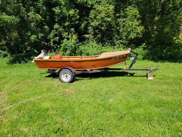 Greg Tatman flat bottom wood boat $3,500 | Boats For Sale | Eugene, OR ...