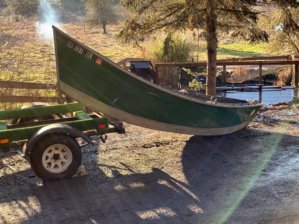 R&B Drift Boat with long shaft motor $3,900 | Boats For Sale | Eugene ...