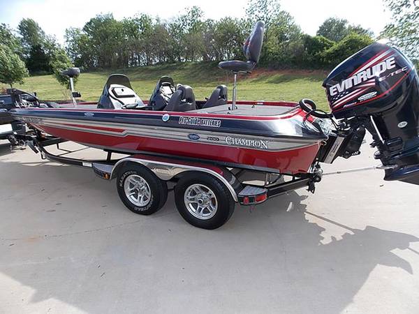 2008 Champion Elite 200 Bass Boat | 225HP Evinrude | 43 Hours $16,400 ...