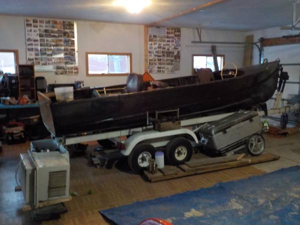 1950 Larson Wood boat and Balko 2 axle trailer $1,850 | Boats For Sale ...