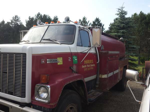 1980 GMC Brigadier water septic pump truck - $3000 (byron) | Cars ...