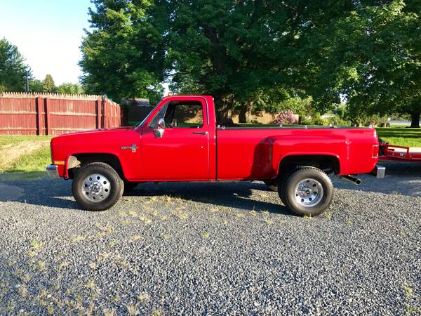 1987 Chevy K30 Scottsdale Regular Cab Dually 4x4 TBI 454 4-Speed ...
