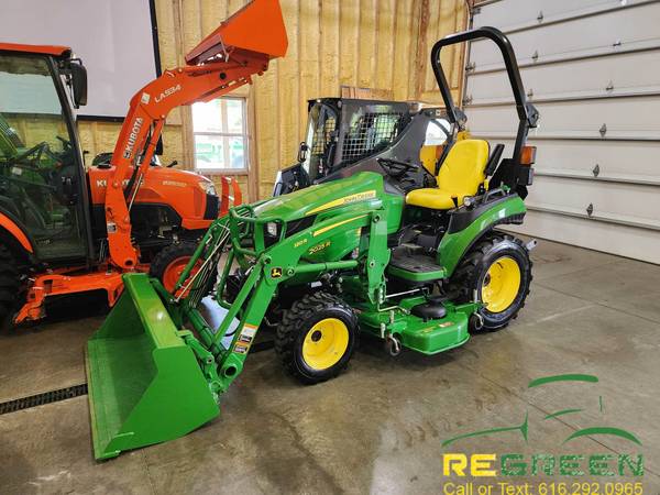 2019 John Deere 2025R Tractor, Loader & Mower $21,995 | Garden Items ...