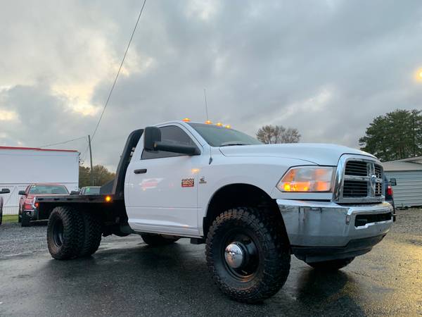 *One Owner 2012 Dodge Ram 3500 4x4 Single Cab Dually Flatbed Toyo MT's ...