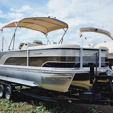 New 2022 G3 Suncatcher Select 322C Tritoon w/ Yamaha VF200XB $64,900 ...