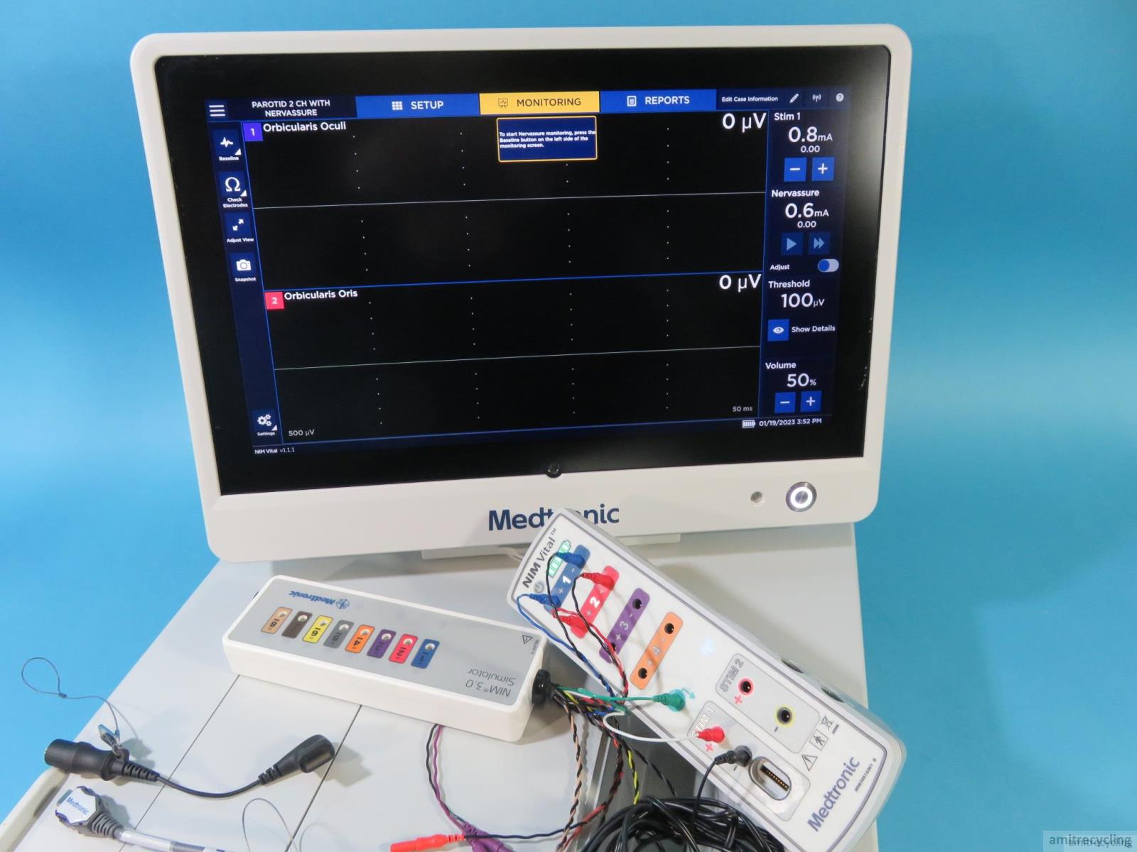 Medtronic NIM-Vital Console Monitoring System with 3.0 Simulator ... Medtronic NIM-Vital Console Monitoring System with 3.0 Simulator ...