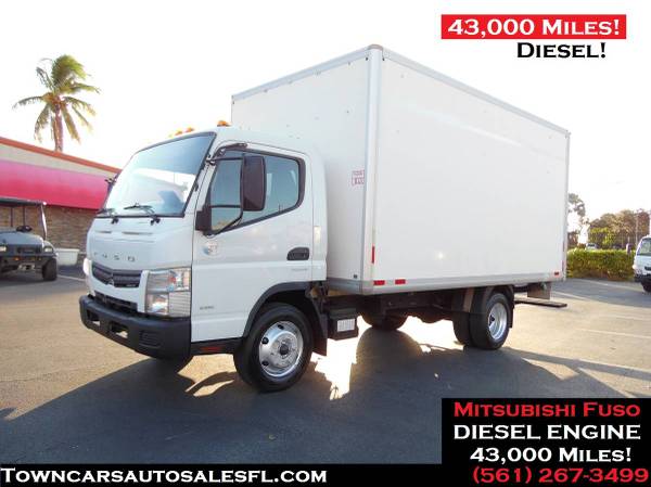 2015 Mitsubishi Fuso / Isuzu NPR Diesel Box Truck Box Van Cutaway Box ...