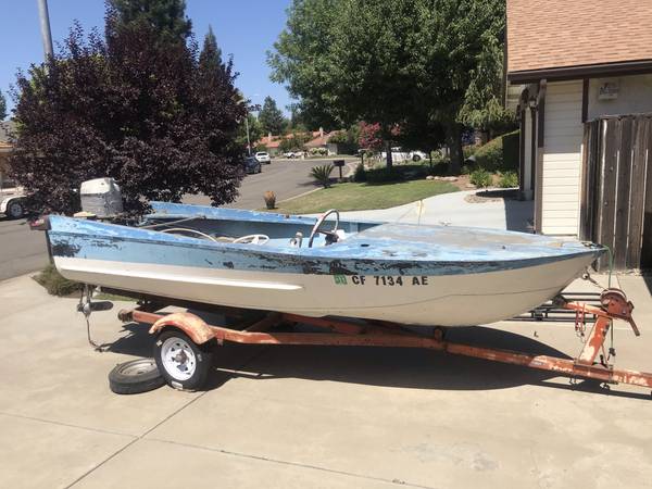 Aluminum boat (1950s or 60s Texas maid) $650 | Boats For Sale | Fresno ...