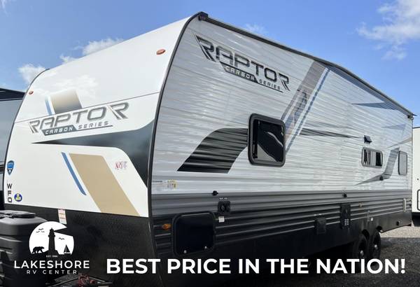 2024 Keystone RV Raptor Carbon 29WFO Toy Hauler Travel Trailer Camper ...