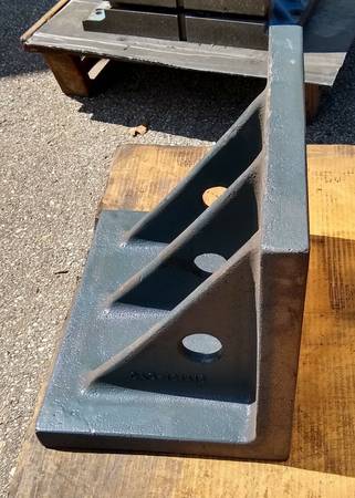 90 degree Cast Iron ANGLE PLATE 14 x 16 x 12 Machinist layout steel ...