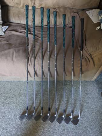 golf clubs - PowerBilt iron set $15 | Sports Goods For Sale | Grand ...