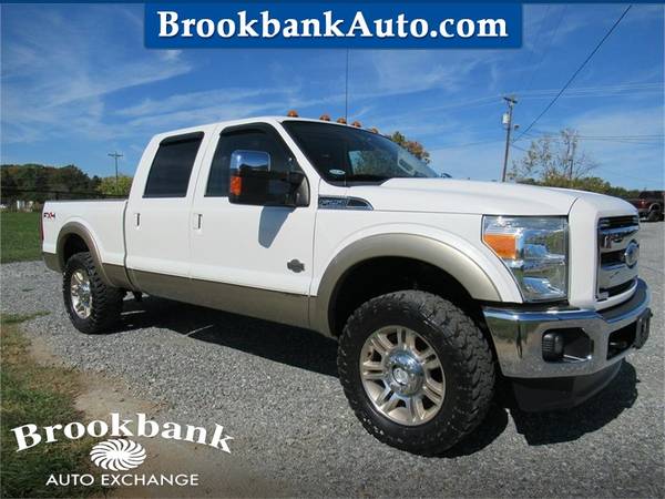 2011 FORD F250 SUPER DUTY KING RANCH, White APPLY ONLINE-> BROOKBANKAU ...