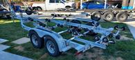 Trail-rite tandem & Triple axle heavy duty trailer 23-26 foot boat ...