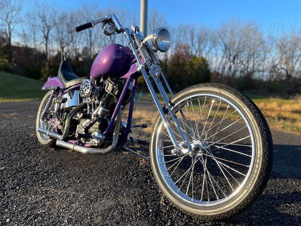 1959 Harley-Davidson FLH FL 74 4-Speed Panhead Survivor Custom Choppe ...