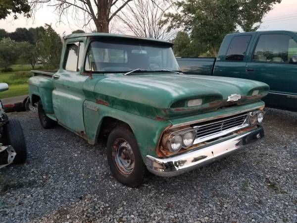 1960 Chevy Apache 1/2 ton stepside pick up - $4295 (Newville) | Cars ...