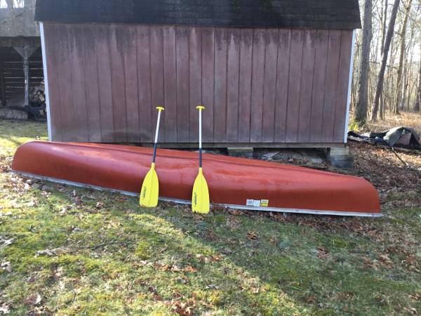 Coleman canoe 15 foot long with paddles $295 | Boats For Sale ...