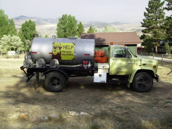 Wildland Fire Water Tender- Wildfire Truck - $14500 (Helena) | Cars ...