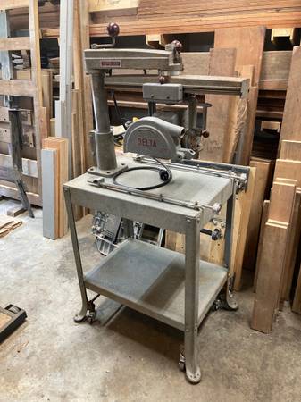 1959 Delta Rockwel Super 900 Turret-Arm Radial Saw $500 | Tools For ...
