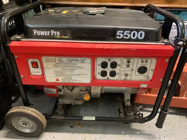 Power Pro Wen Power Model 5500 portable generator $275 | Garden Items ...
