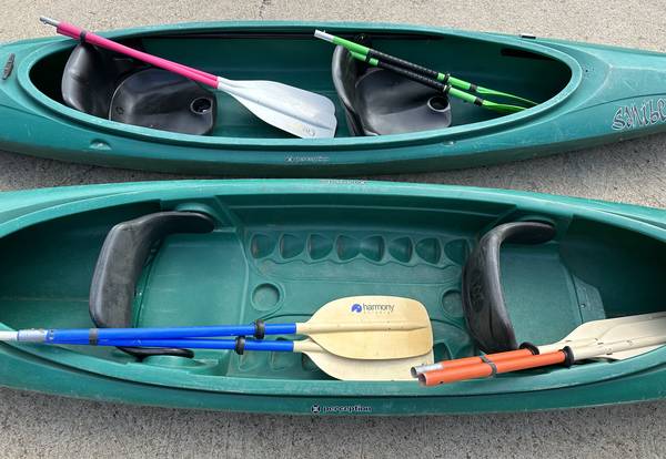 Sanibel Perception Tandem Kayak with paddles | Boats For Sale | Houston ...