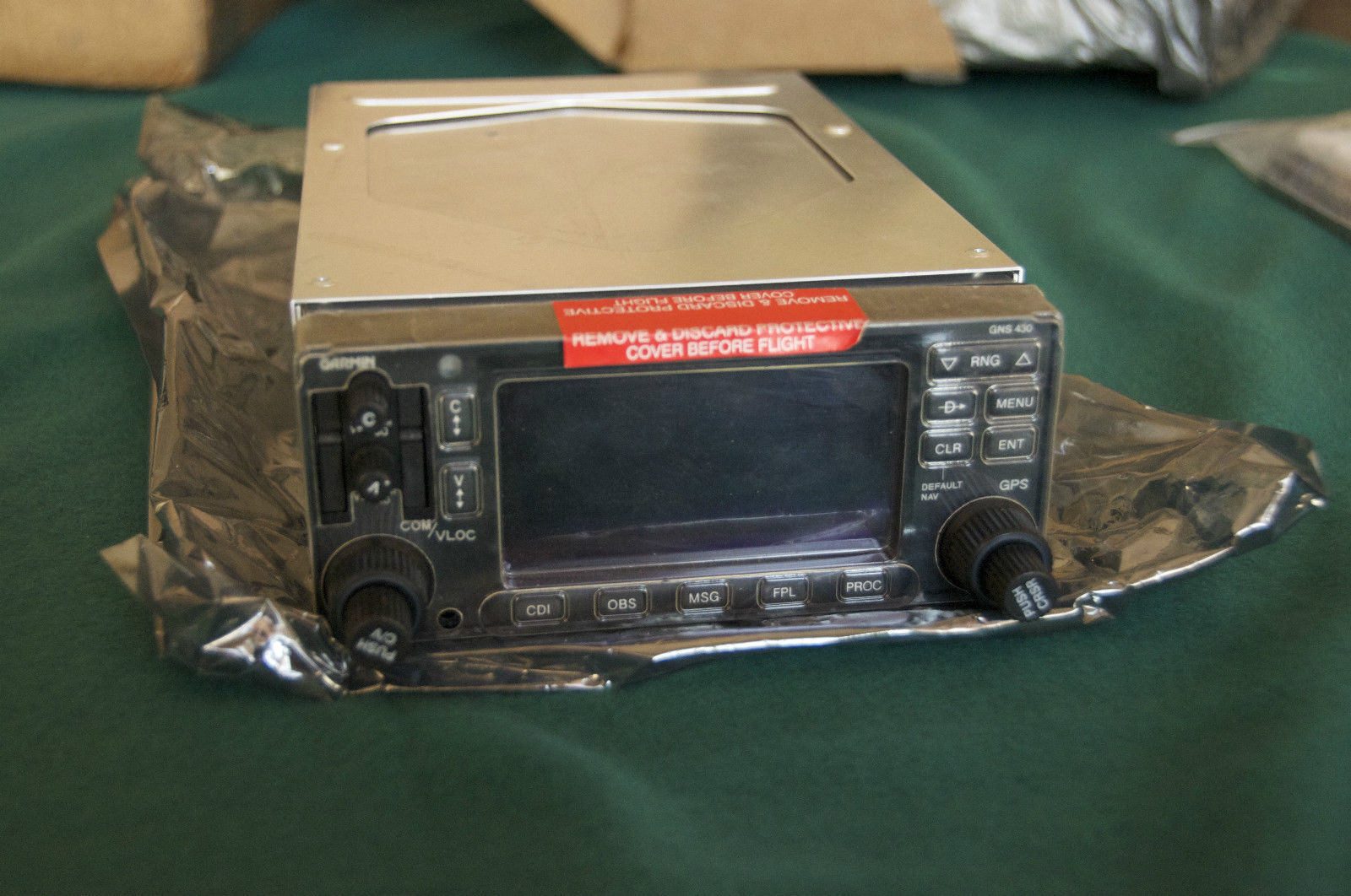 Garmin GNS-430W Com/Nav/GS/GPS/WAAS 14/28 VDC unit P/N: 011-01060-00 ...
