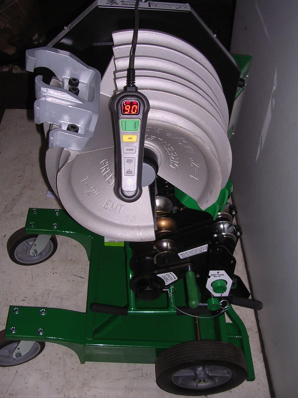 Greenlee 855GX 555 Conduit Pipe Bender 2 EMT Ridgid IMC Quad Smart ...