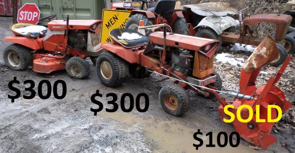 1968 SIMPLICITY 717 BROADMOOR GARDEN TRACTOR W/ MOWER | Garden Items ...