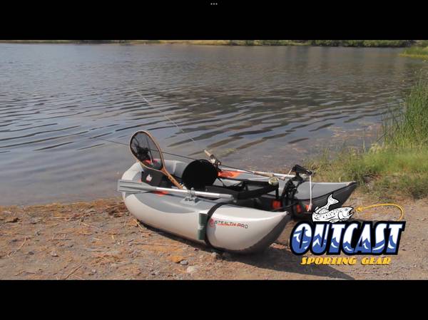 OutCast Stealth-Pro, 1 person Pontoon float $325 | Boats For Sale ...