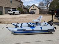 Sea Eagle 285 Frameless Pontoon Boat Inflatable Fishing Boat $700 ...