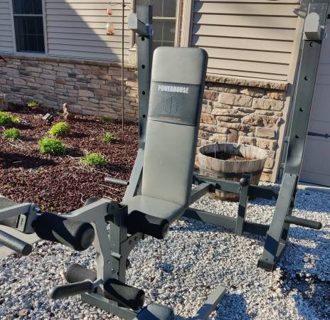 Powerhouse Olympic Weight Bench and Rack Combo $135 | Sports Goods For ...