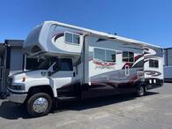 2008 ROAD WARRIOR RWT 3400 DURAMAX DIESEL SUPER C TOY HAULER MOTORHOME ...