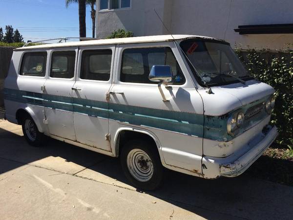 1962 Chevy Greenbrier Corvair van - $3500 (Upland) | Cars & Trucks For ...
