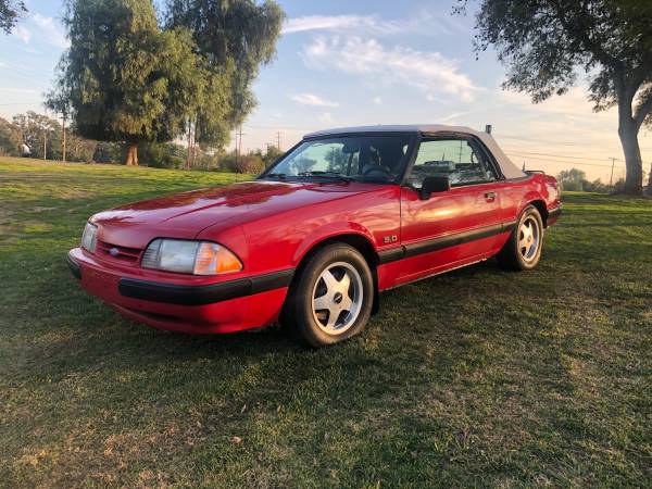 1990 Ford Mustang convertible LX 5.0 - $5600 | Cars & Trucks For Sale ...