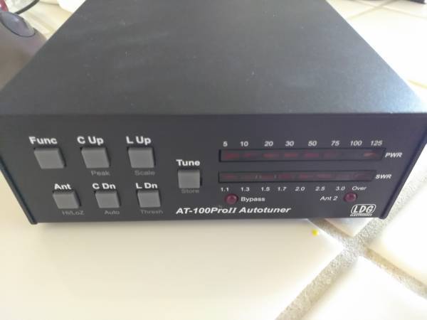 Automatic Antenna Tuner by LDG. AT-100ProII for HAM Radio $111 | Electronics For Sale | Inland ...
