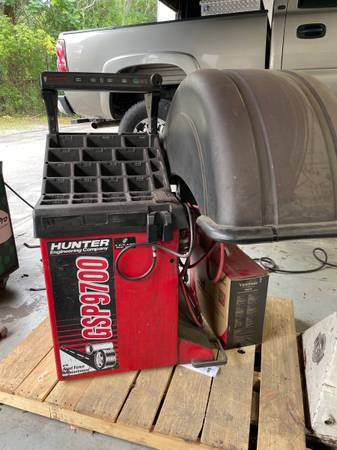 HUNTER DSP9700 ROAD FORCE TIRE BALANCE MACHINE $1,500 | Tools For Sale ...