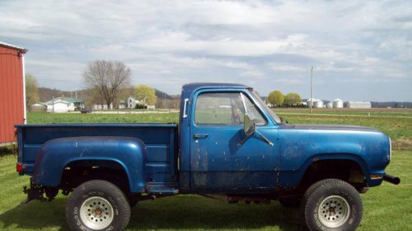 1979 Dodge W150 Stepside - $2400 (Brick) | Cars & Trucks For Sale ...