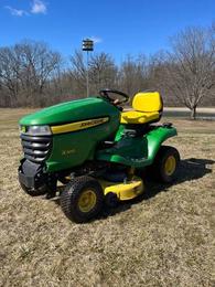 John Deere X300 Lawn Tractor with Mulching Mower - Lower Price! $1,590 ...