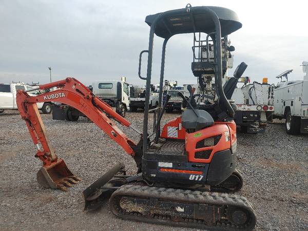 2017 Kubota U17 Mini Ex Small Compact Excavator 1758Hrs EXP Tracks ...