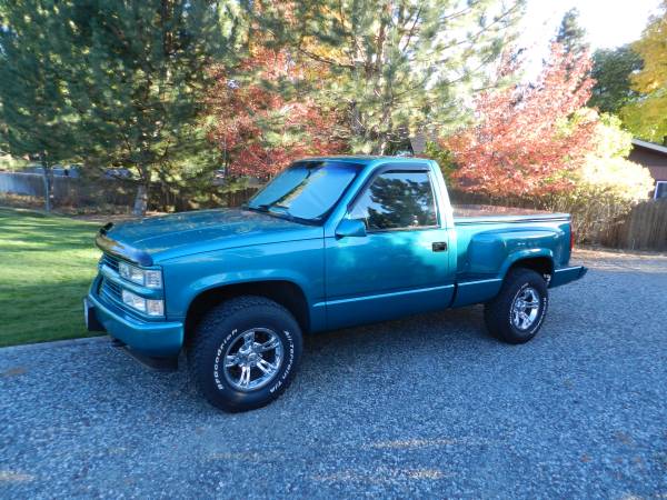 94 Chevy Stepside Z71 4x4, Sweet Pickup - $7950 (Klamath Falls) | Cars ...