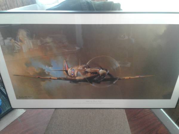BARRIE.A.F.CLARK SPITFIRE PICTURE IN FRAME $70 | Arts & Crafts for Sale ...